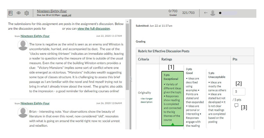 Grading Discussions in Canvas - Educatus (archived)