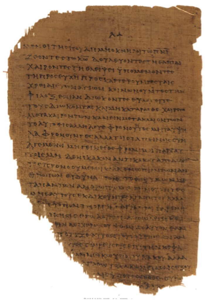 Biblical Papyri « History and Future of the Book 2018