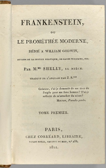 Frankenstein: The Story Behind its Printing « History and Future of the ...