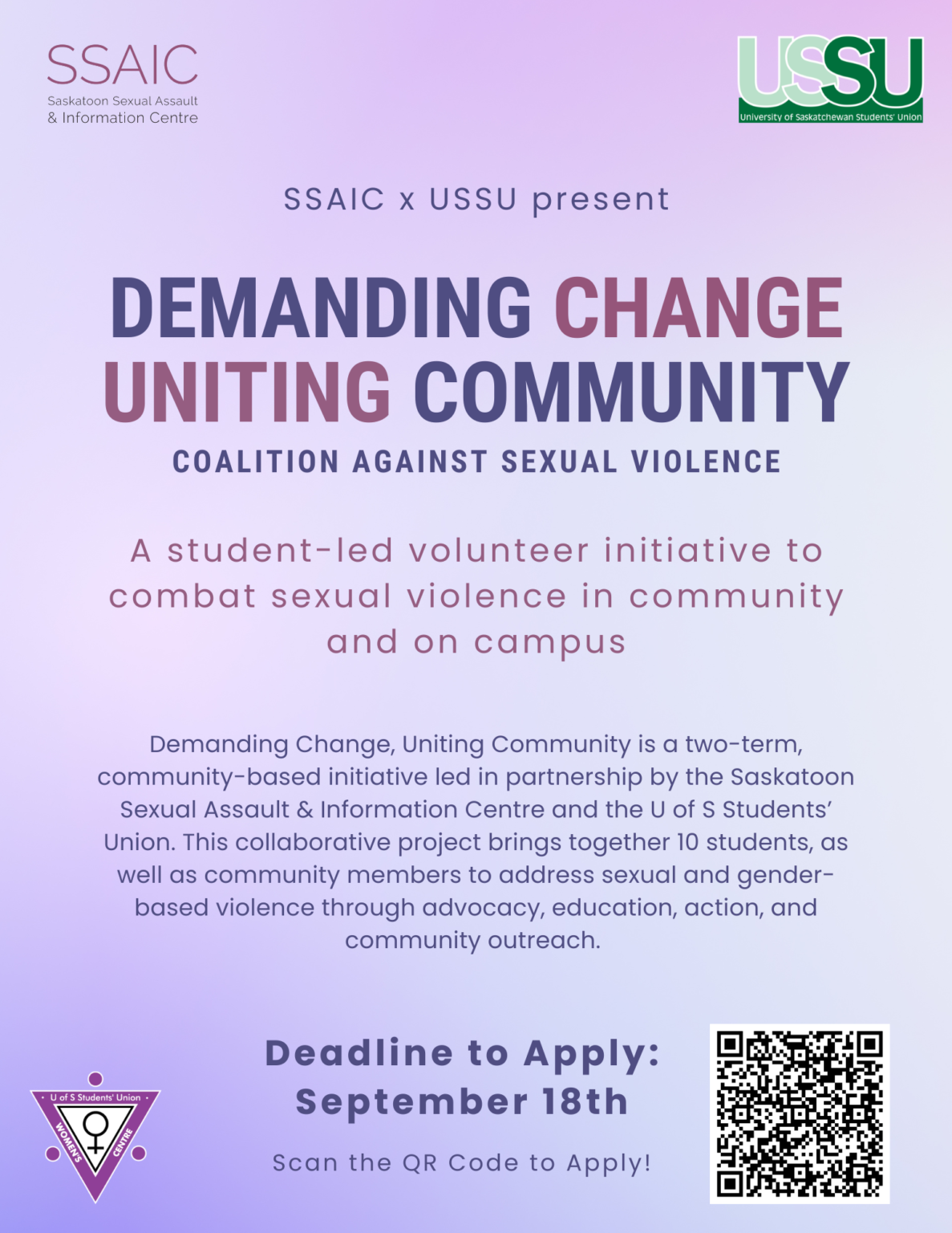 USSU & SSAIC -Coalition Against Sexual and Gender Based Violence | USSU ...